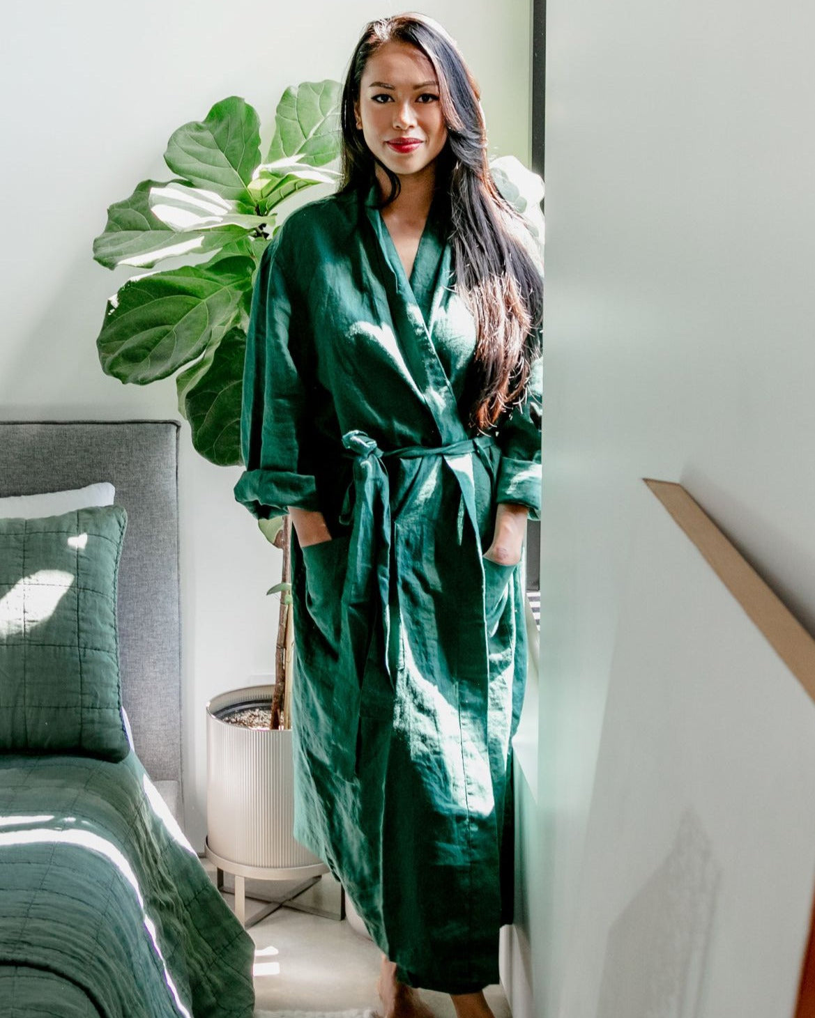 Linen Robes |100% European Linen Robes – Wilet